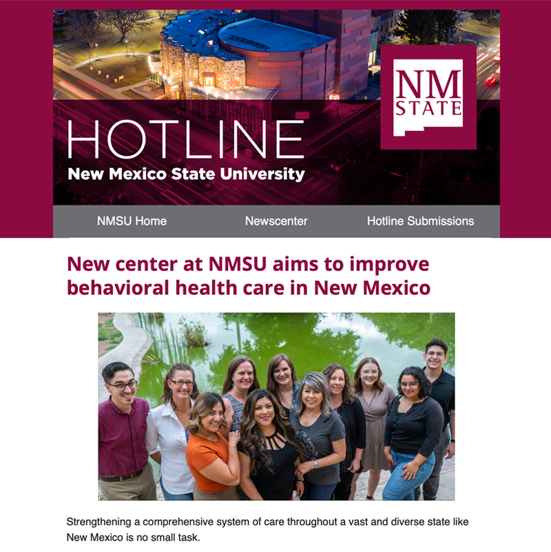 Our Work | New Mexico State University - BE BOLD. Shape the Future.